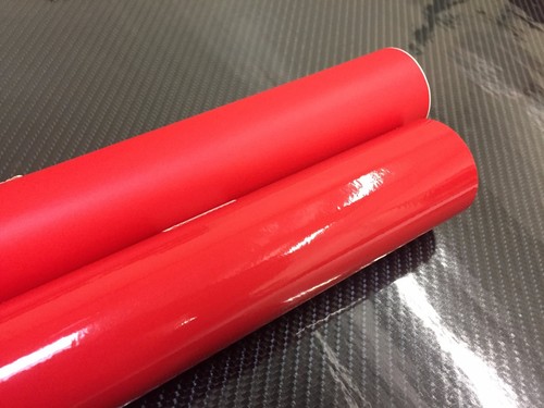 Gloss Matte Red Vinyl Vynil Car Auto Vehicle Wrap Sticker Decal Film ...