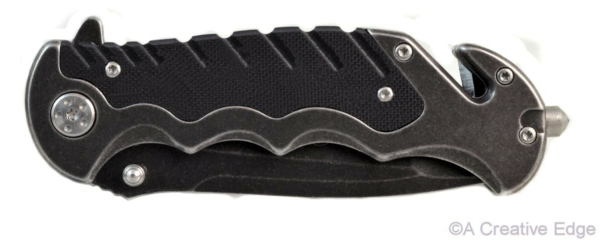Smith & Wesson Folding Pocket Knife Border Guard Rescue Black Wash ...