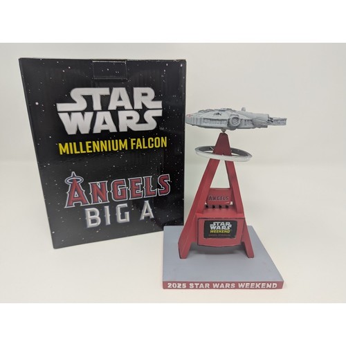 MLB LA Anaheim Angels Big A Star Wars Millennium Falcon Figure ...