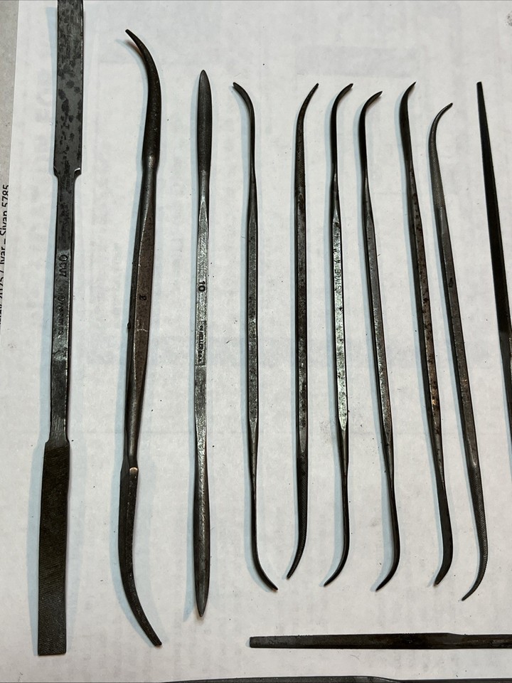 31 Machinist/Jeweler Rifflers/Needle Files Used | eBay
