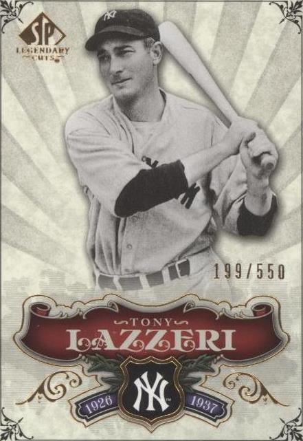 2006 SP Legendary Cuts - Tony Lazzeri #145 /550 for sale online | eBay