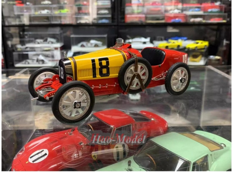 CMC 1:18 Bugatti T35 1924 18# Spanish Champion Car Metal Alloy Diecast ...