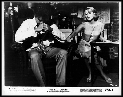 Eva Marie Saint + Warren Beatty in All Fall Down (1962) ORIGINAL PHOTO ...