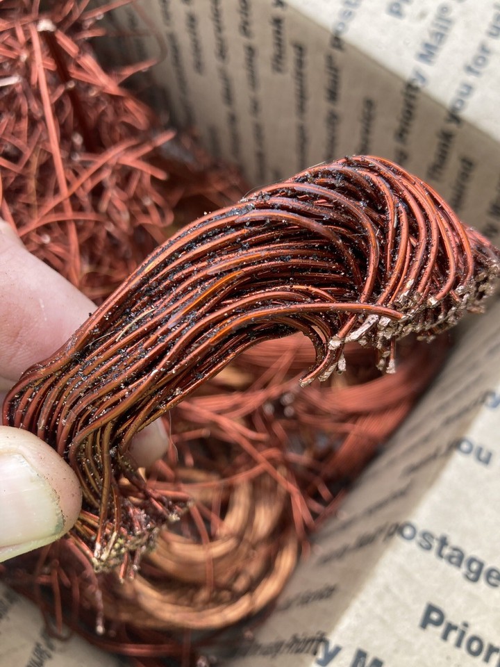 12.5 Lbs Scrap Clean Bare Bright Copper Wire/Pipe Metal Art Craft Melt ...