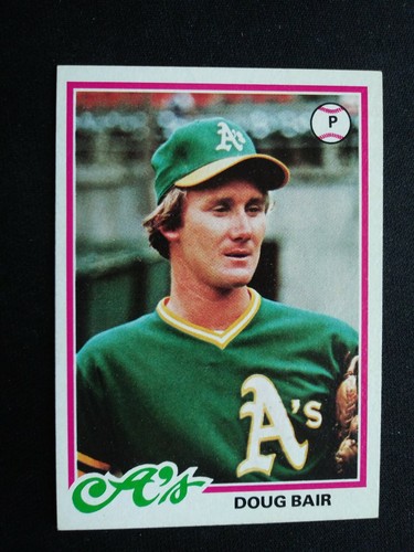 1978 Topps Baseball Card # 353 Doug Bair - Oakland A's (EX) | eBay