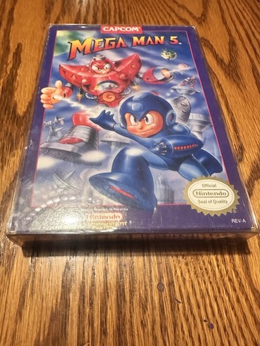 Mega Man 5 NES Authentic Complete In Box | eBay