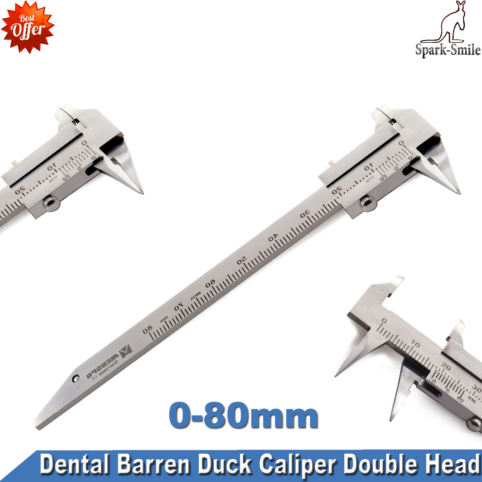Laboratory Calipers Dental Barren Duck Caliper Digital Markings Double ...