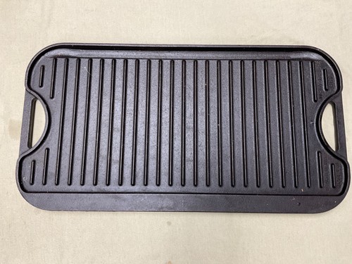 Lodge Pro-Grid Cast Iron Reversible Grill Griddle Combo PG12 USA 20x10 ...