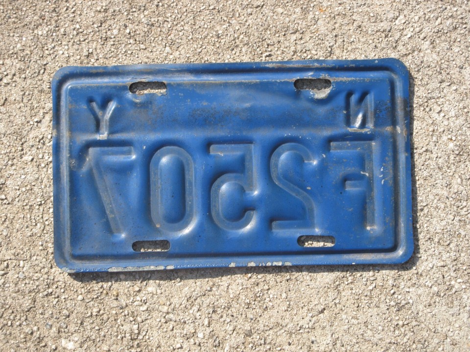 1970 New York Motorcycle License Plate NY Motor Cycle Harley Indian ...