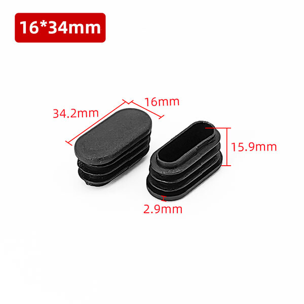 Oval Oblong Plastic Tubes End Caps Bungs Blanking Plugs Pipe Inserts ...
