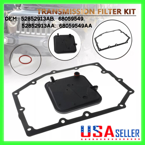 52852913AB 42RLE Transmission Filter Kit W/Pan Gaske for Liberty ...