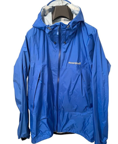Montbell Rain Hiker Jacket Raincoat Outdoor Men's Blue M, L, XL | eBay