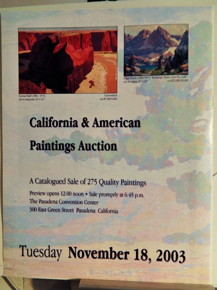 EDGAR PAYNE / CONRAD BUFF ART PIECES ORIG VTG 2003 ADVERTISEMENT, | eBay