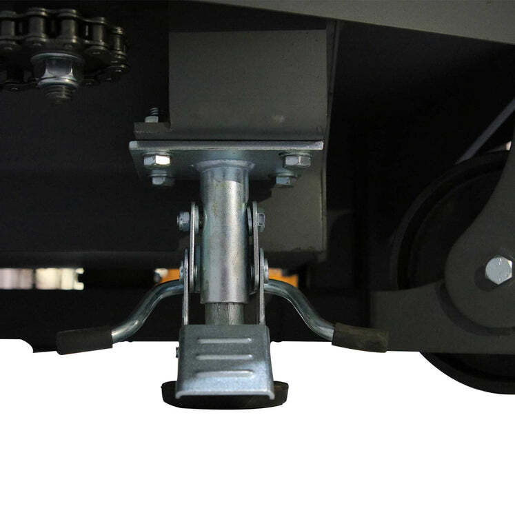 3300lbs 118" Semi Electric Stacker Straddle Legs Adj fork Forklift For ...