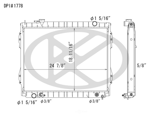 Radiator Koyo C1778 fits 1995 Toyota Tacoma for sale online | eBay