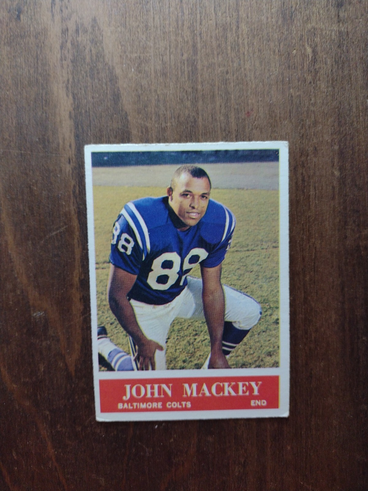 1964 Philadelphia 3 John Mackey Rookie Baltimore Colts Hof No Creases ...