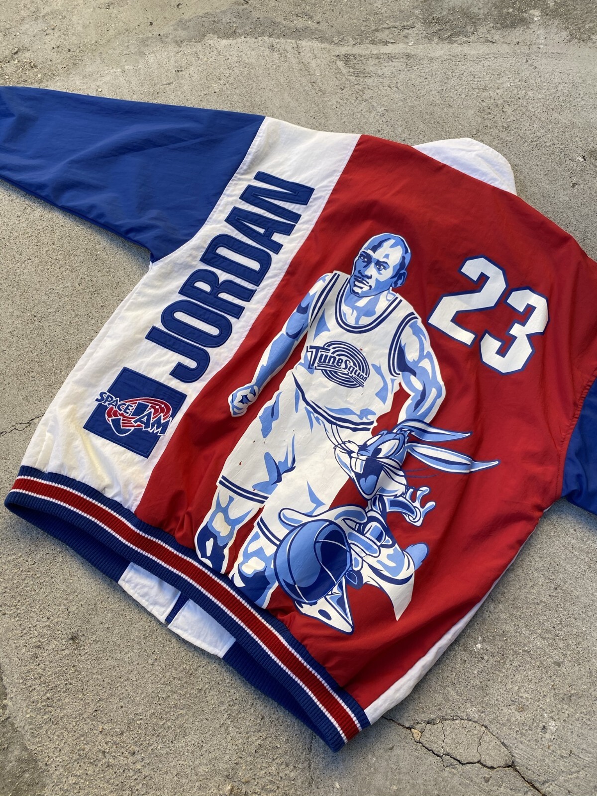 Vintage 1996 Michael Jordan Space Jam Jacket Size XL - Gem