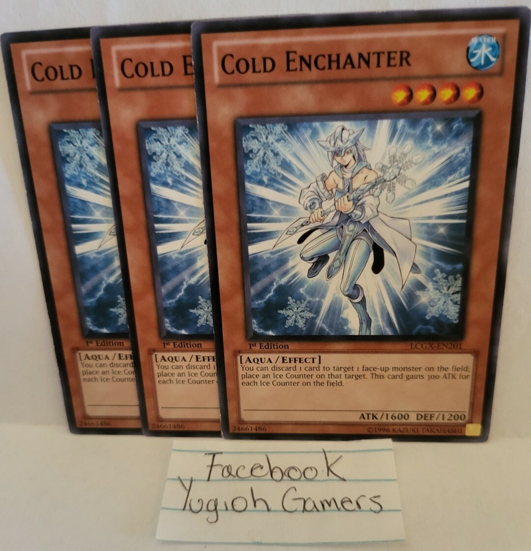 YUGIOH COLD ENCHANTER X3 COMMON LIGHT PLAYED | eBay