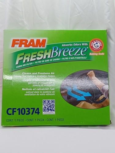 FRAM Fresh Breeze Cabin Air Filter with Arm & Hammer Baking Soda ...