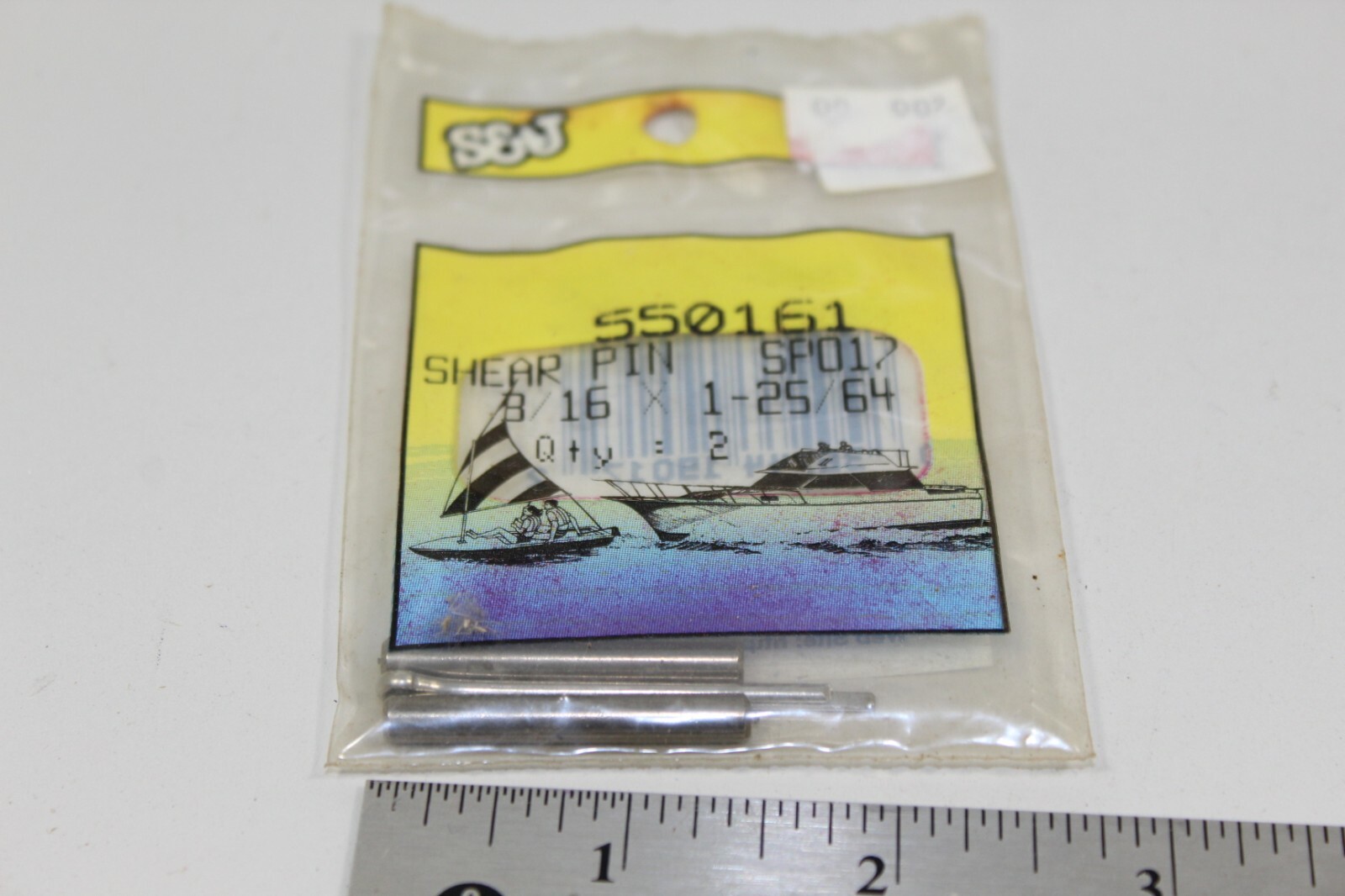 (1) Kit Nos Outboard Motor Shear/Drive Pins 5/16" x 1-25/64" S&J SP017 ...