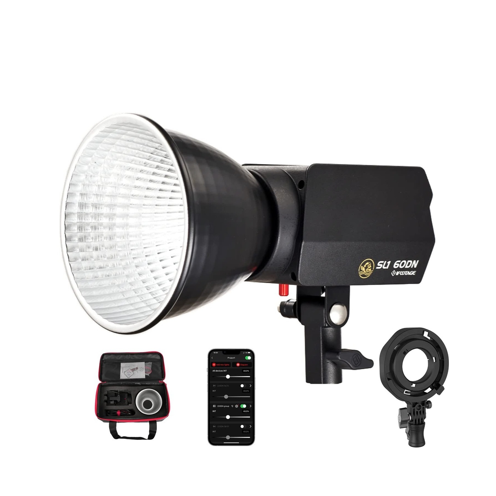 IFOOTAGE SL1 60DN LED Video Light，Continuous LED Lighting with 5600k ...