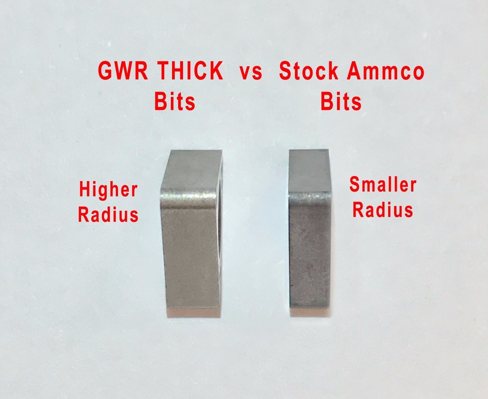 6914TH Ammco DOUBLE THICK “Extreme Duty” Negative Rake Carbide Brake ...