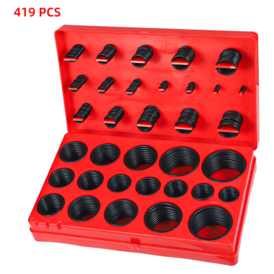 419 PCS Universal O Ring Assortment Set Metric Oil Proof Kit 32 Size O ...