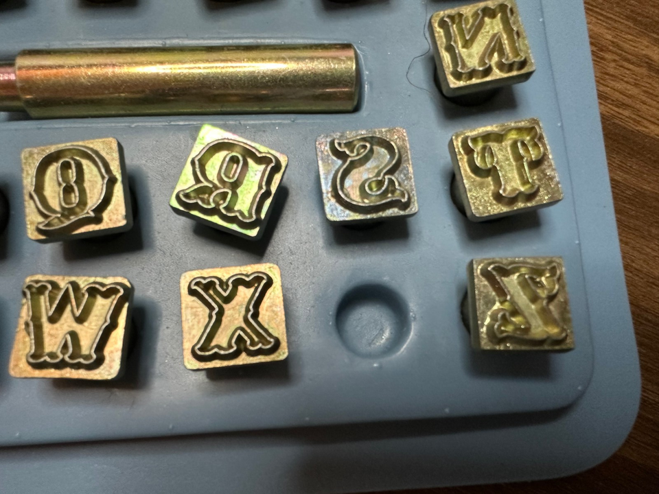 Vintage Craftool Co Alphabet Stamp Lot Leather Set Art tools Stamps 130 ...