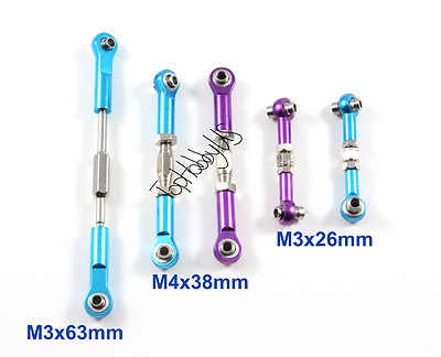 1PC M3x65mm L&R Thread Ball Joint Push Rod Linkage Set RC Car (US ...