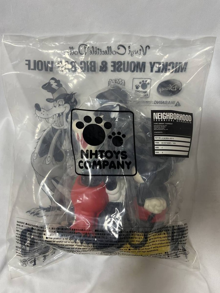 DISNEY MICKEY MOUSE & BIG BAD WOLF NEIGHBORHOOD x MEDICOM TOY x VCD DS ...