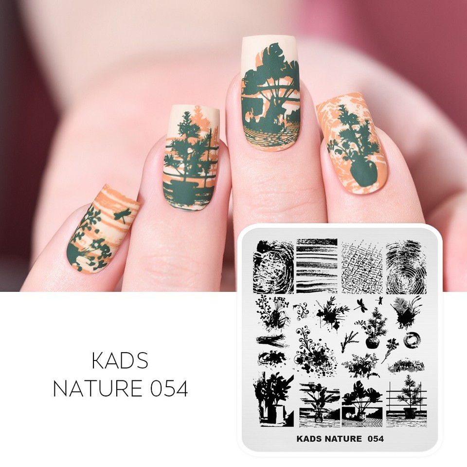 KADS New Stamping Plates Nail Art Stamp Stainless Steel Plate Stamp ...