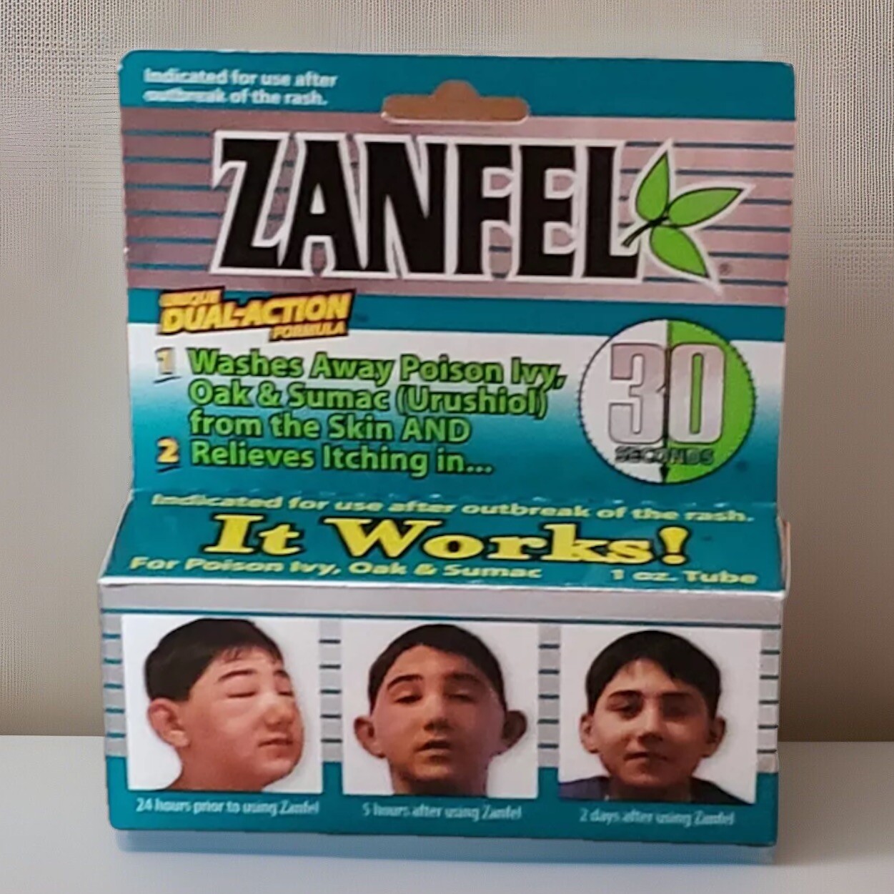 ZANFEL Poison Ivy, Oak, & Sumac Wash 30 Seconds Exp 01/2032 #1 Fresh ...