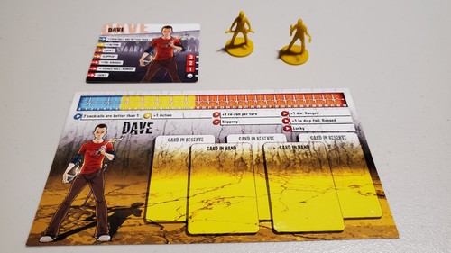 Zombicide 1st Edition Dave with Zombivor and 2nd Edition Card | eBay