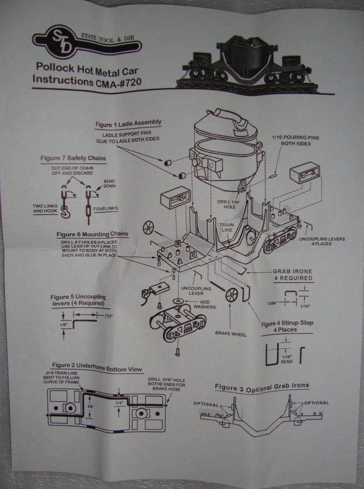 HO Scale Model Kit by State Tool & Die - Pollock Hot Metal Car ...
