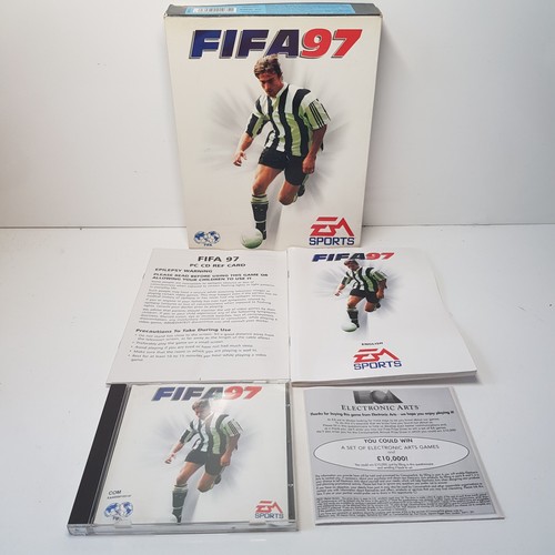 EA Sports FIFA 97 PC CD ROM Game Windows 95 Big Box Football Complete ...