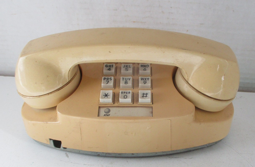 Vintage Princess Telephone Bell System key pad Dial Phone Beige (parts ...