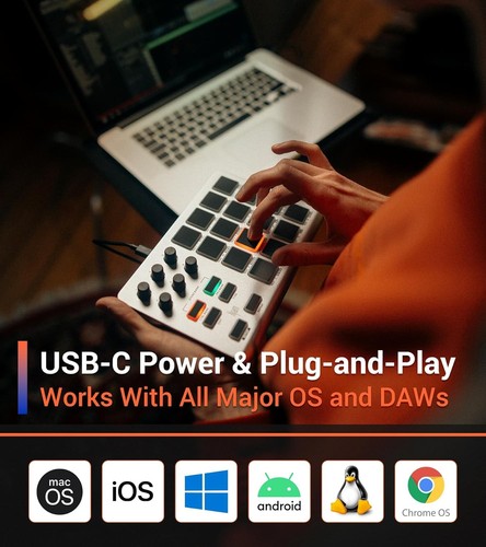 Xjam Professional MIDI Pad Controller - Ultra-Portable Aluminum Frame 16 pads | eBay