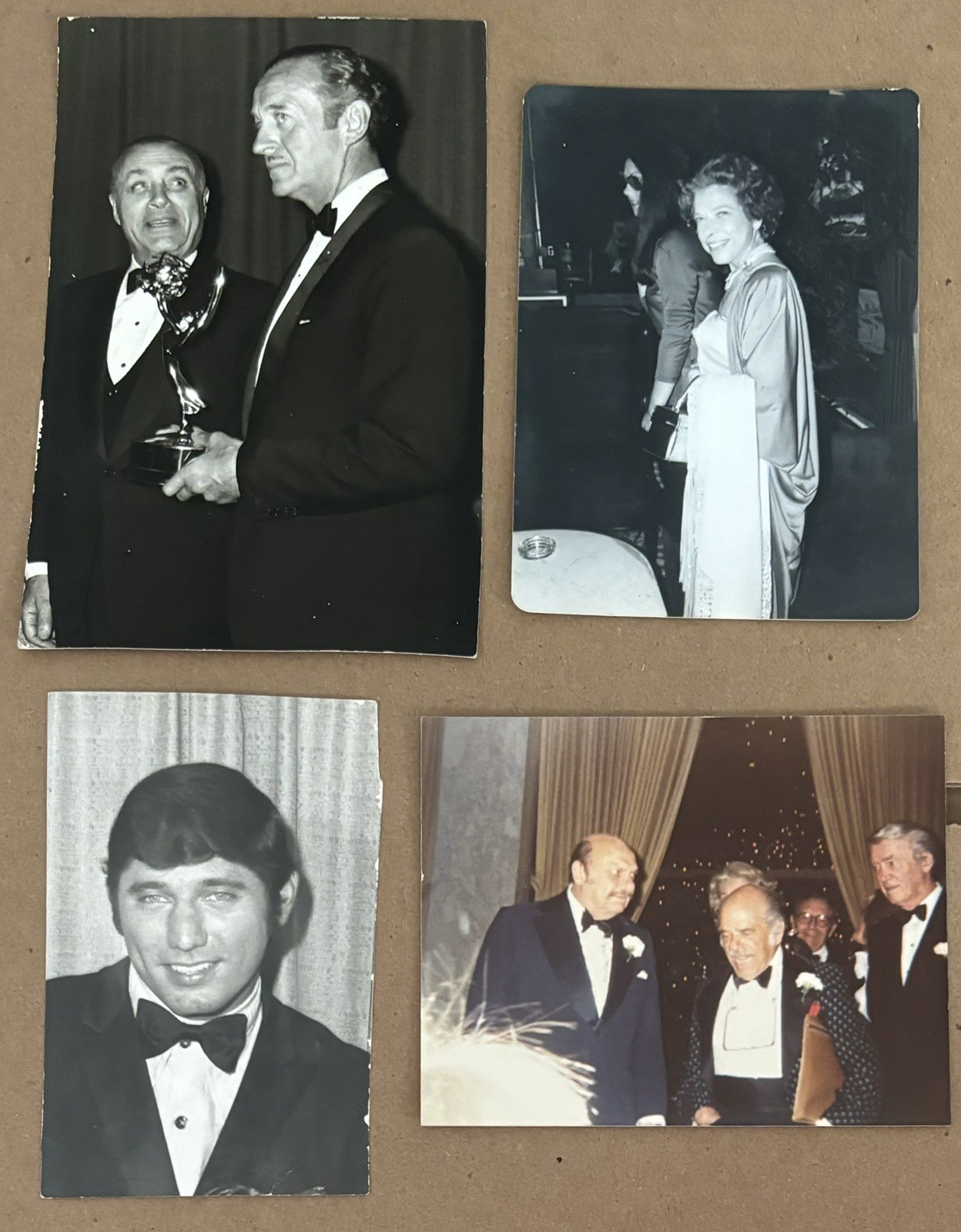 JOE NAMATH+DAVID NIVEN+JUDY CANOVA+JIMMY STEWART+CHARLES BOYER CANDID ...