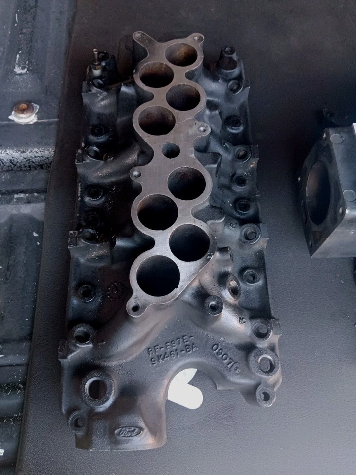 1986-1995 Ford Mustang GT40 Intake Manifold 5.0 302 Black Upper&Lower ...