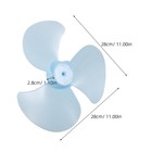 Universal Plastic 3 Leaves Fan Blade 12 Inch Replacement Electric Fan ...