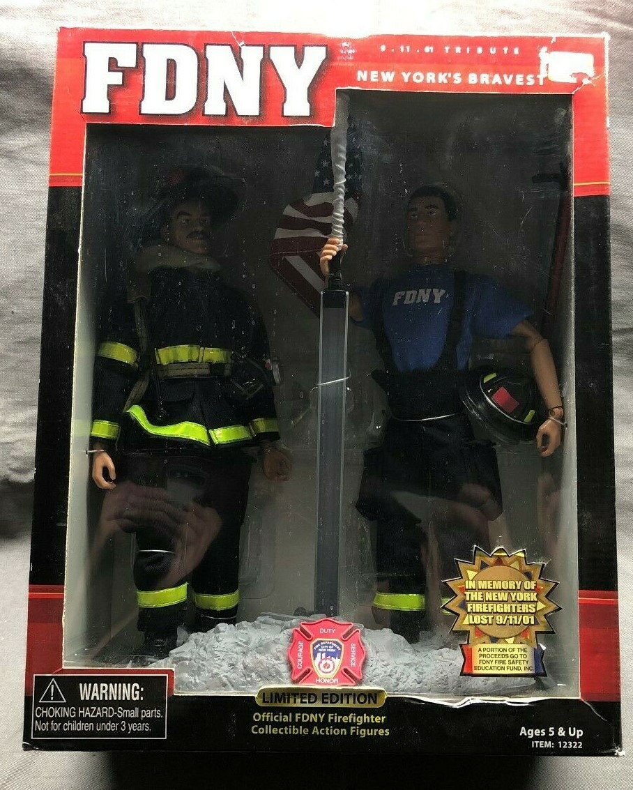 FDNY Firefighter 9/11 Tribute New York’s Bravest Collectible Action ...
