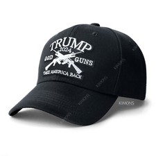 2020 Donald Trump Black Hat Make America Great Again Embroidered Cap US ...
