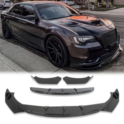 For Chrysler 300 300C SRT Front Bumper Lip Spoiler Splitter Body Kit ...