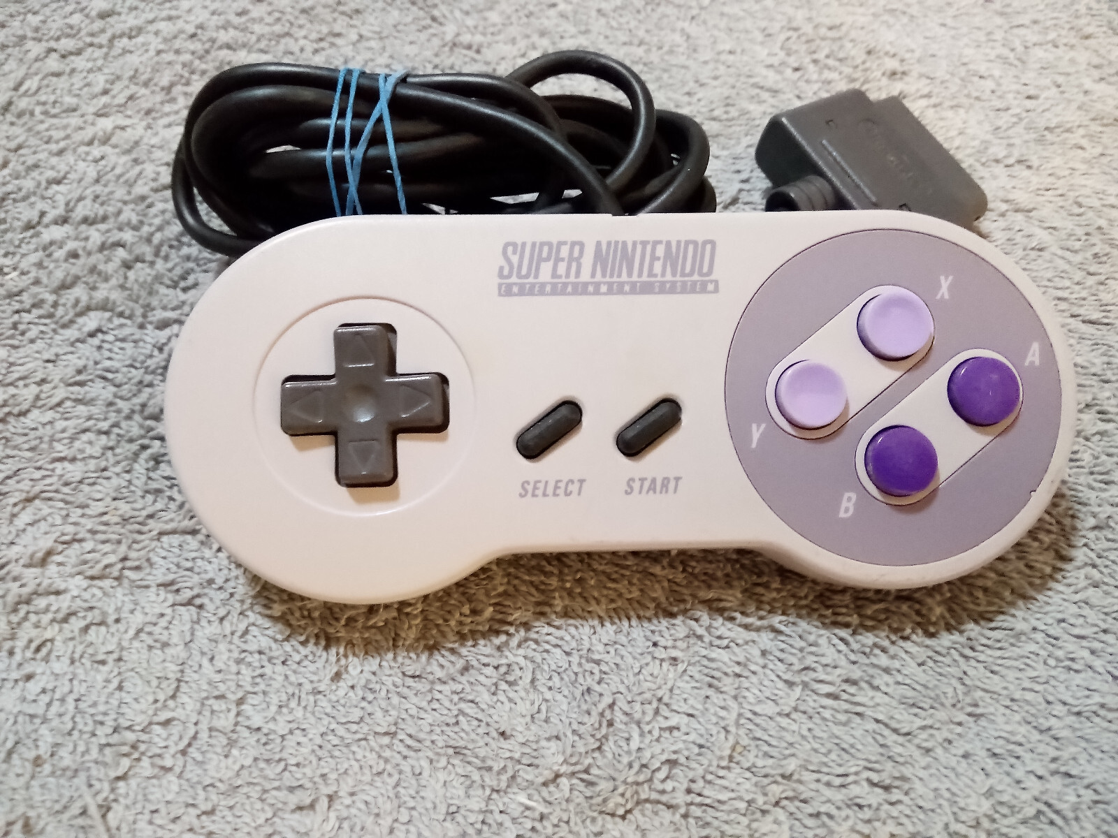 OEM SNES SUPER NINTENDO CONTROLLER 100% CLEANED & REBUILT w/ NEW ...