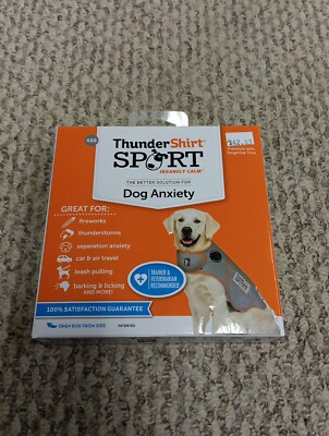 ThunderShirt Sport Anxiety Dog Jacket - Platinum Size XXS | eBay