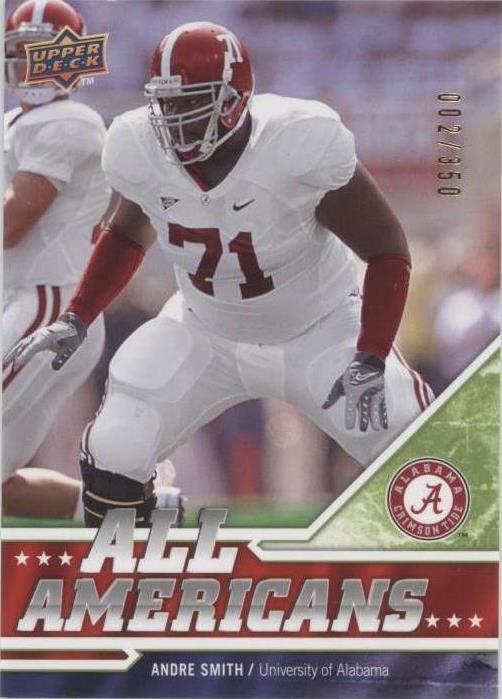 2009 Upper Deck Draft Edition - All Americans Andre Smith #282 Green ...