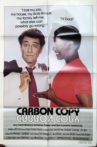 Carbon Copy Original US one sheet 1981Poster Denzel Washington's first ...