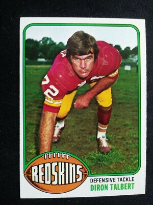 1976 Topps Football Card # 272 Diron Talbert - Washington Redskins | eBay