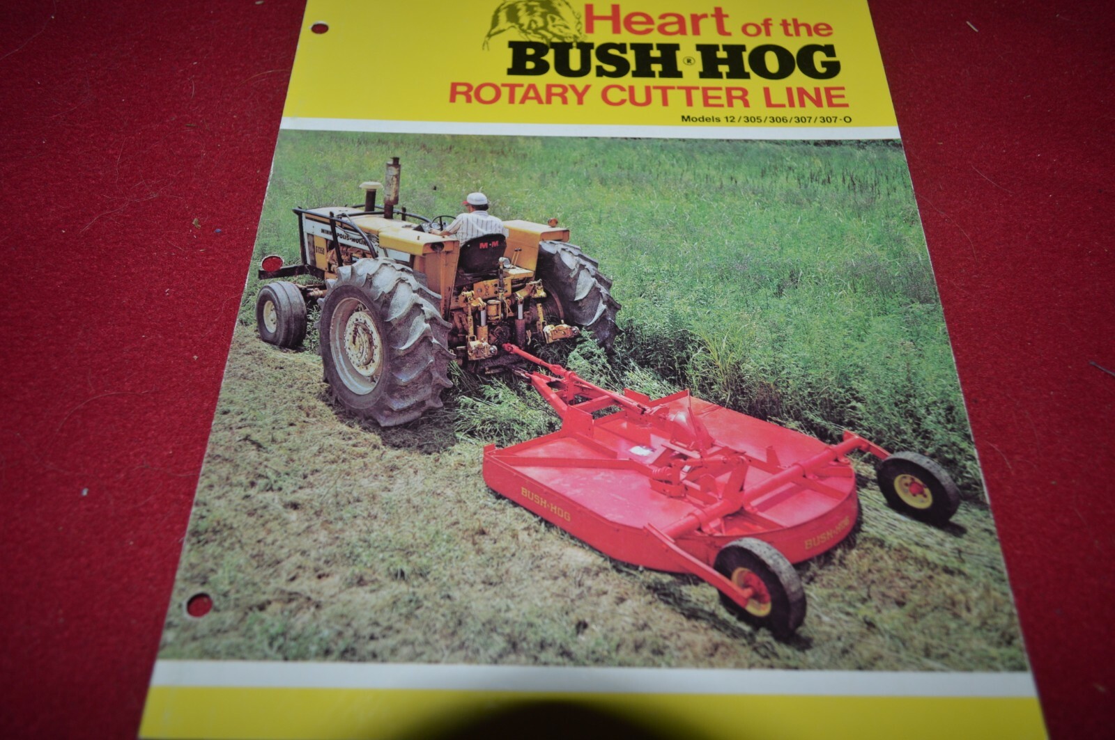 Bush Hog 12 305 306 307 307-O Rotary Cutter Brochure FCCA | eBay
