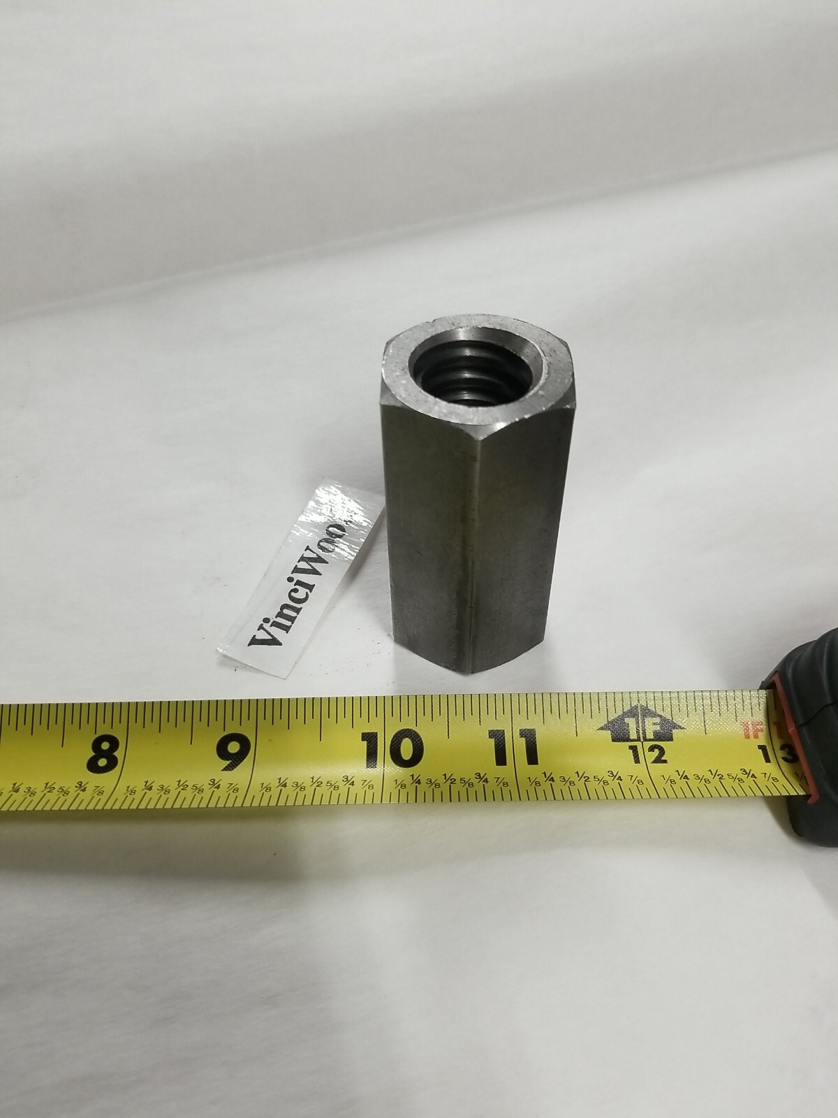 1"-5 Acme Coupling Nut (1 Piece) Right Hand, 1-3/8" Wide Hex x 2-3/4 ...